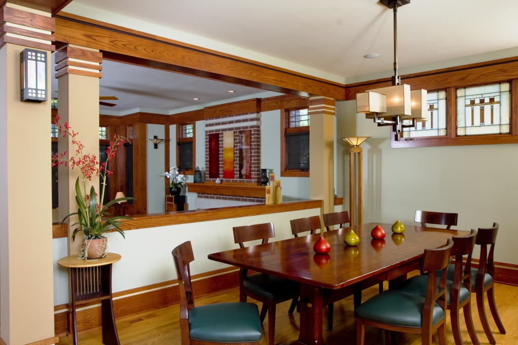 Sunnyside Residence – Dining Room – Prairie Architect – WEST STUDIO