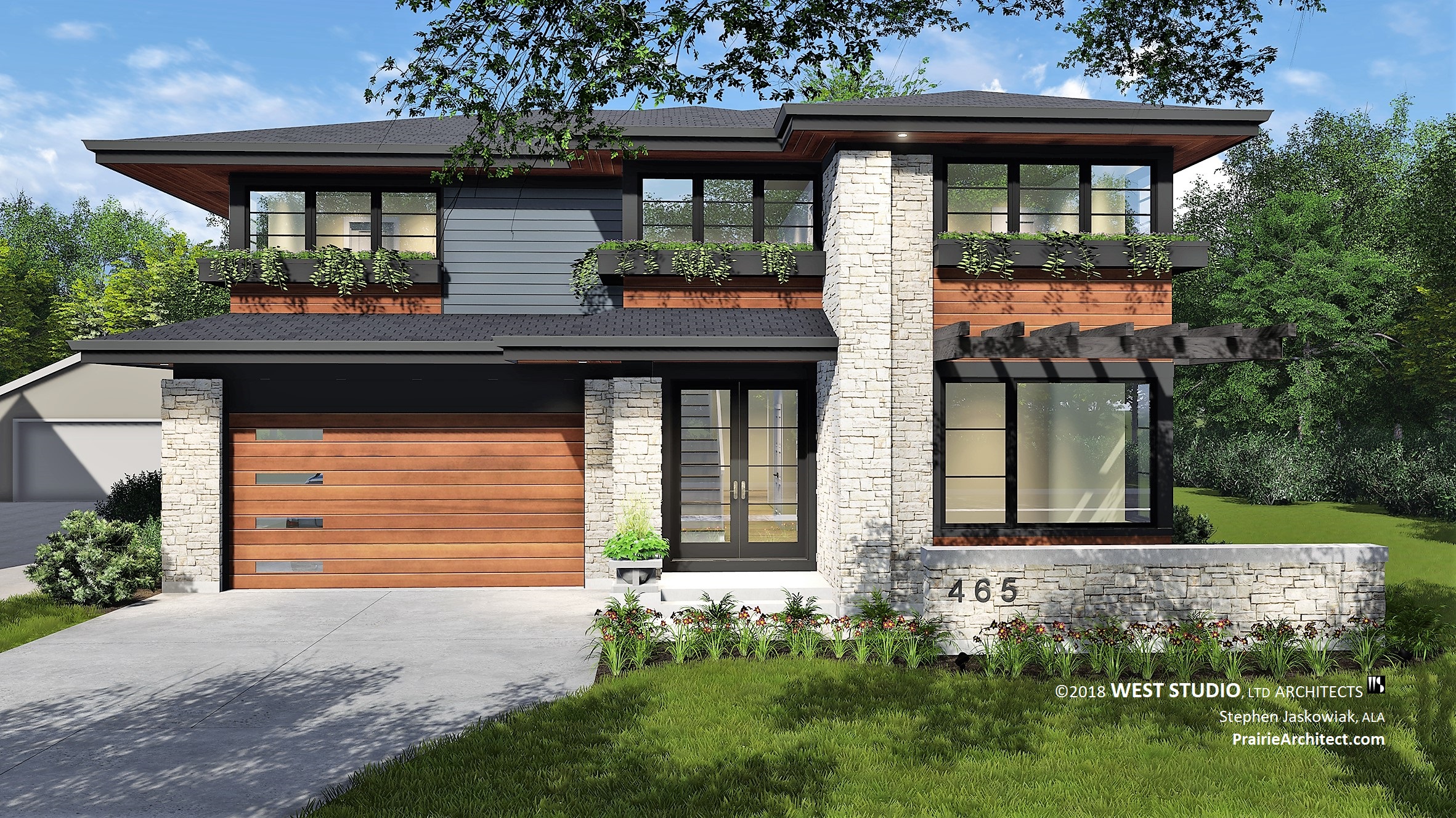 Frank Lloyd Wright Prairie Style Garage Prairie Style | Chicago